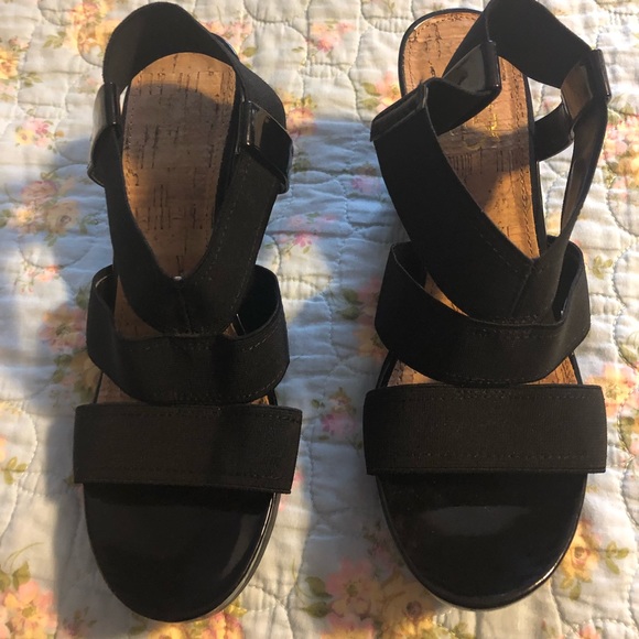Chaps | Shoes | Ralph Lauren Chaps 65 Wedge Sandals | Poshmark